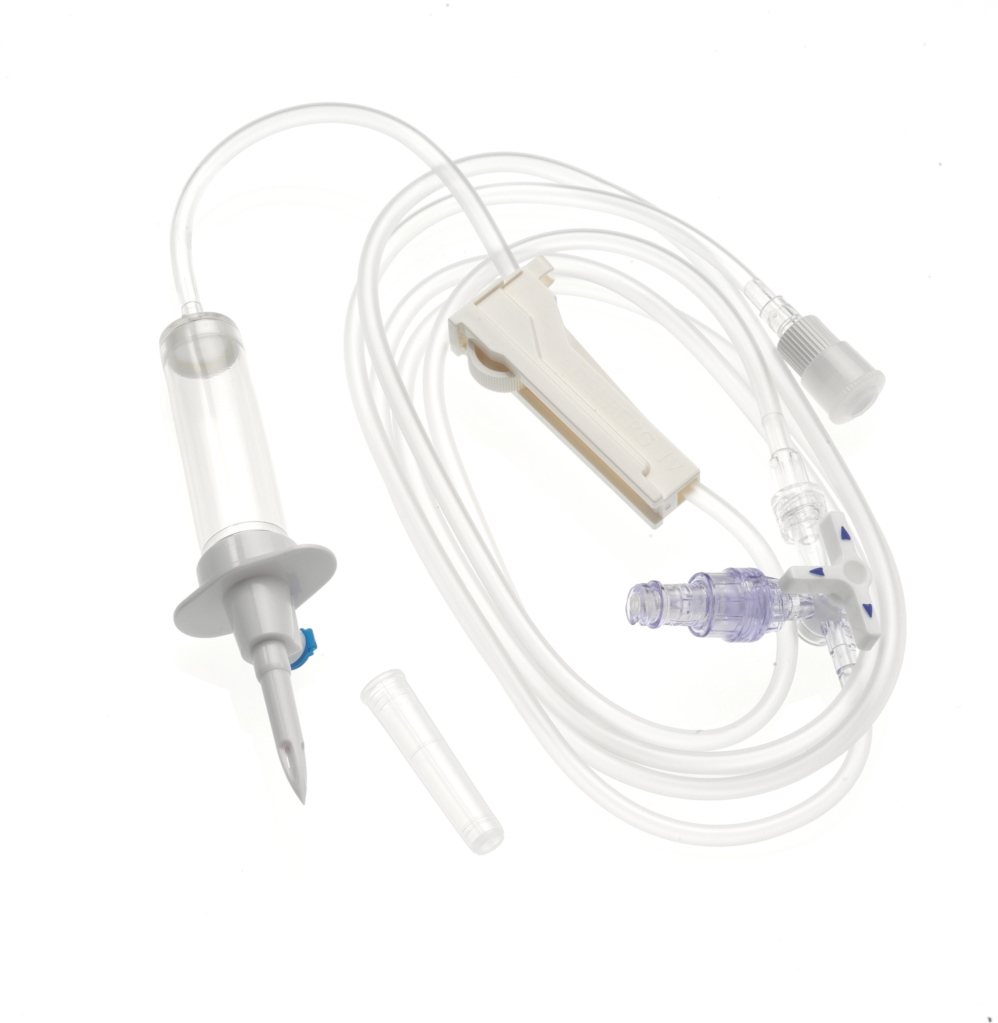 PERFUSEUR 3 VOIES STERILE PVC SANS DEHP 3X4,1 1 ROBINET 3 VOIES AVEC ...